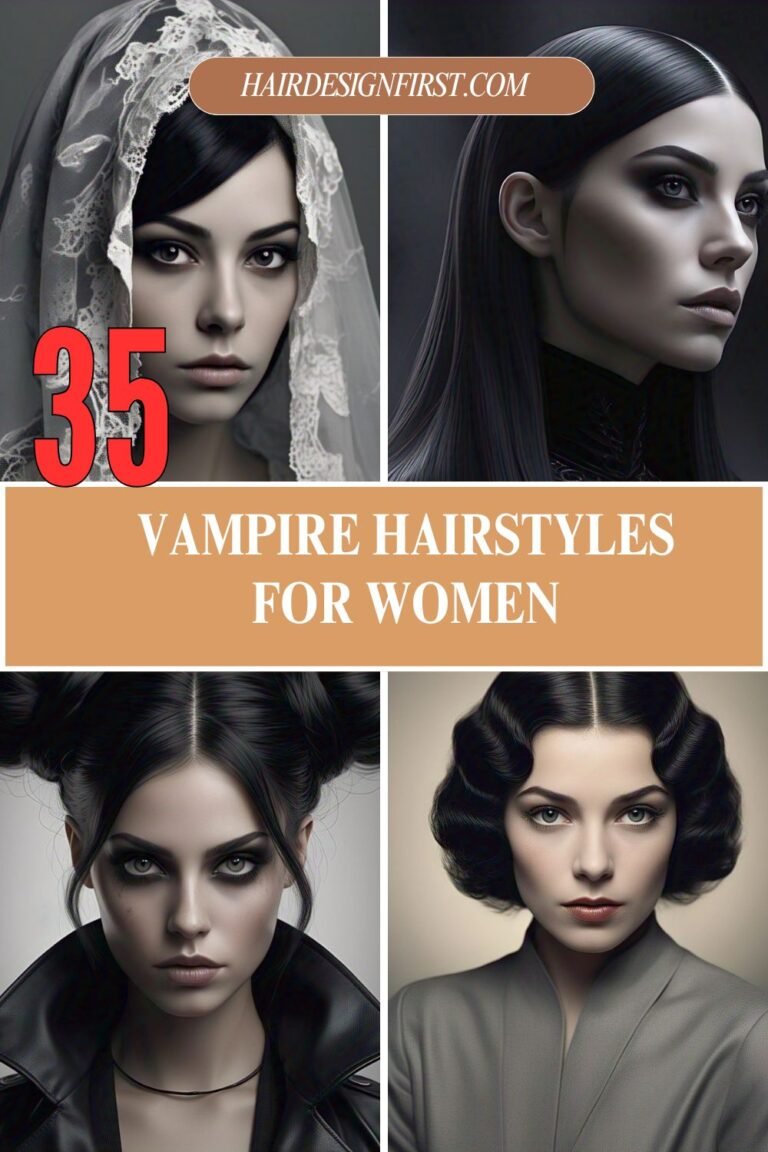 35 Vampire Hairstyles for Women: Dark and Mysterious